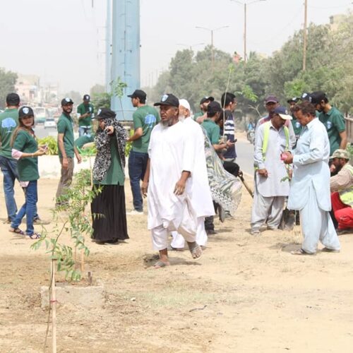 Compaign: Clean & Green Pakistan - Nazeer Hussain University
