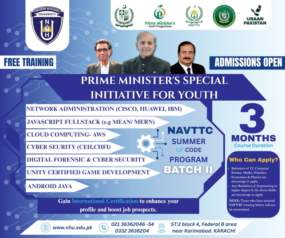 Short Courses Registration Form - Nazeer Hussain University